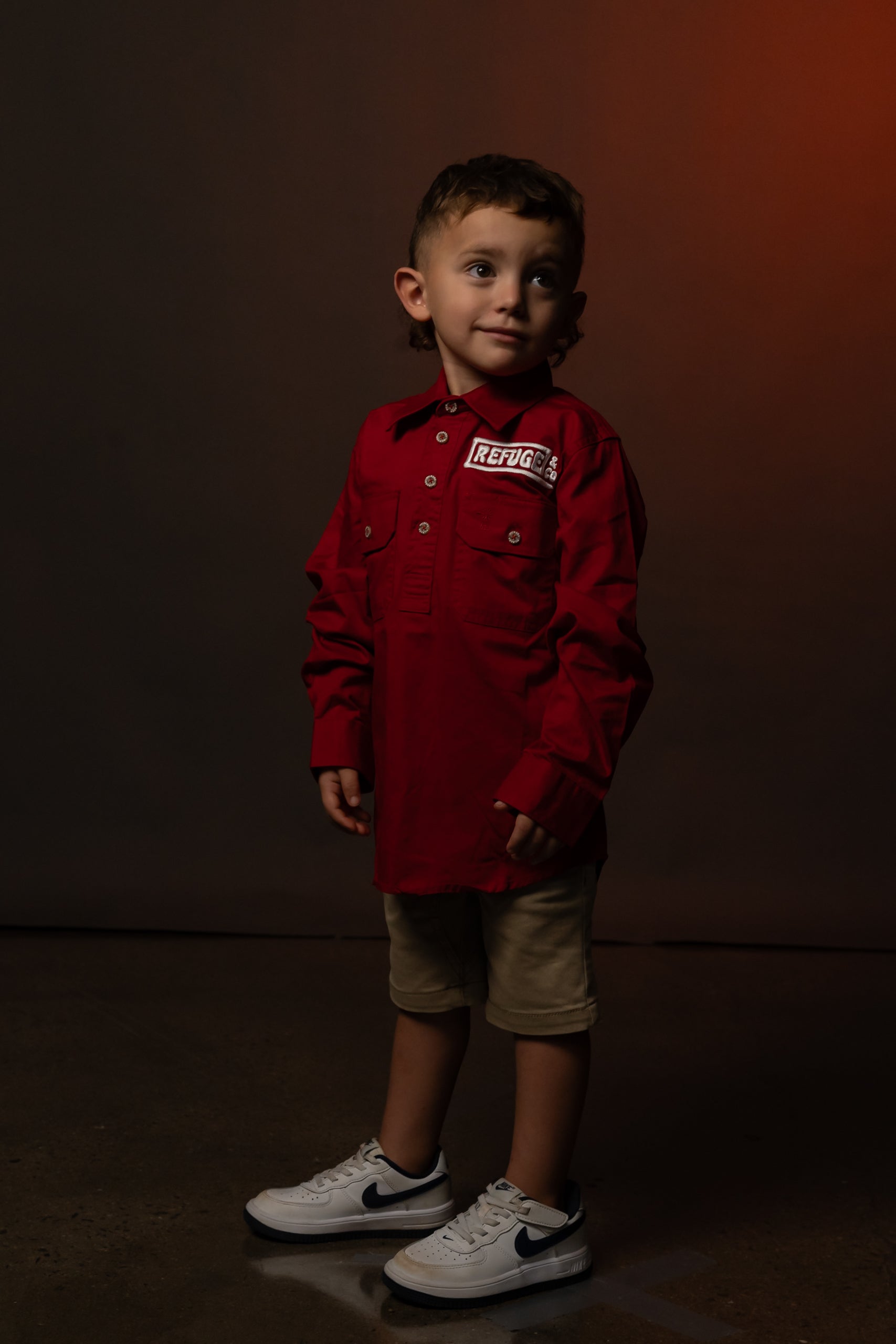 Refuge kids Pilbara - Red | Refuge Barbers & Apparel